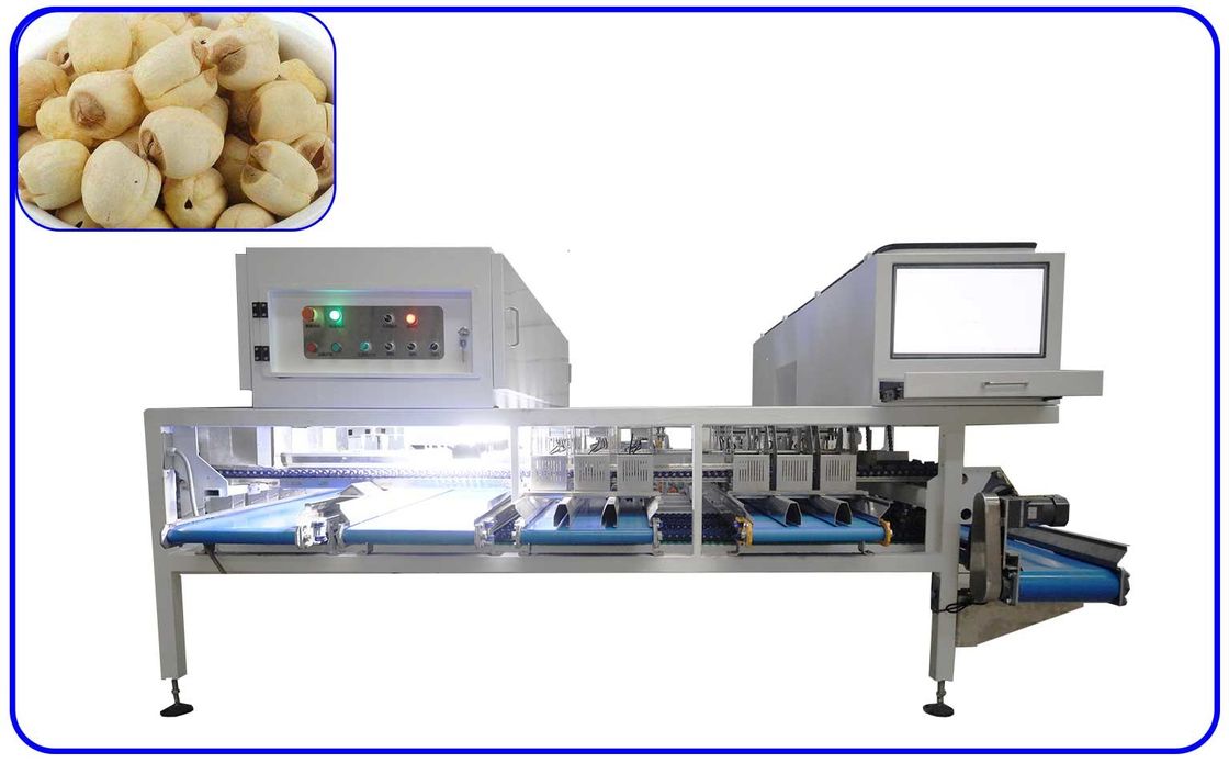 AI Lotus Seeds Sorting Equipment 12 Channel 50Hz Optical Sorter Machine