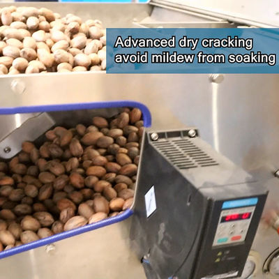 CE Certified Dry Cracking Pecan Shelling Machine 100000 Nuts Capacity ...